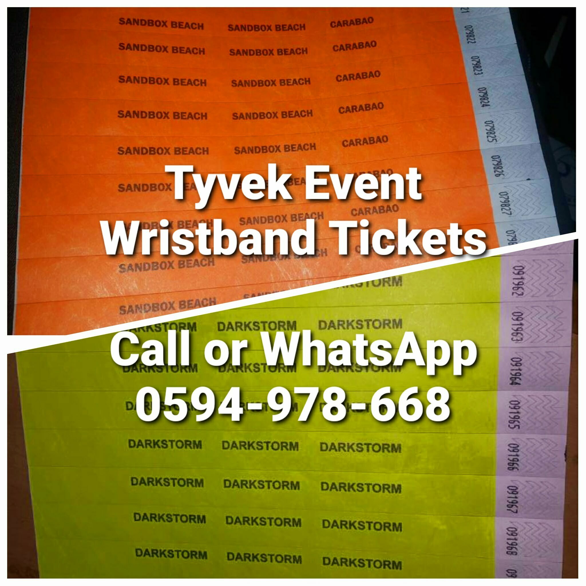 Tyvek Event Ticket Wristbands - TicketGhana.com | Ghana's premier Event ...